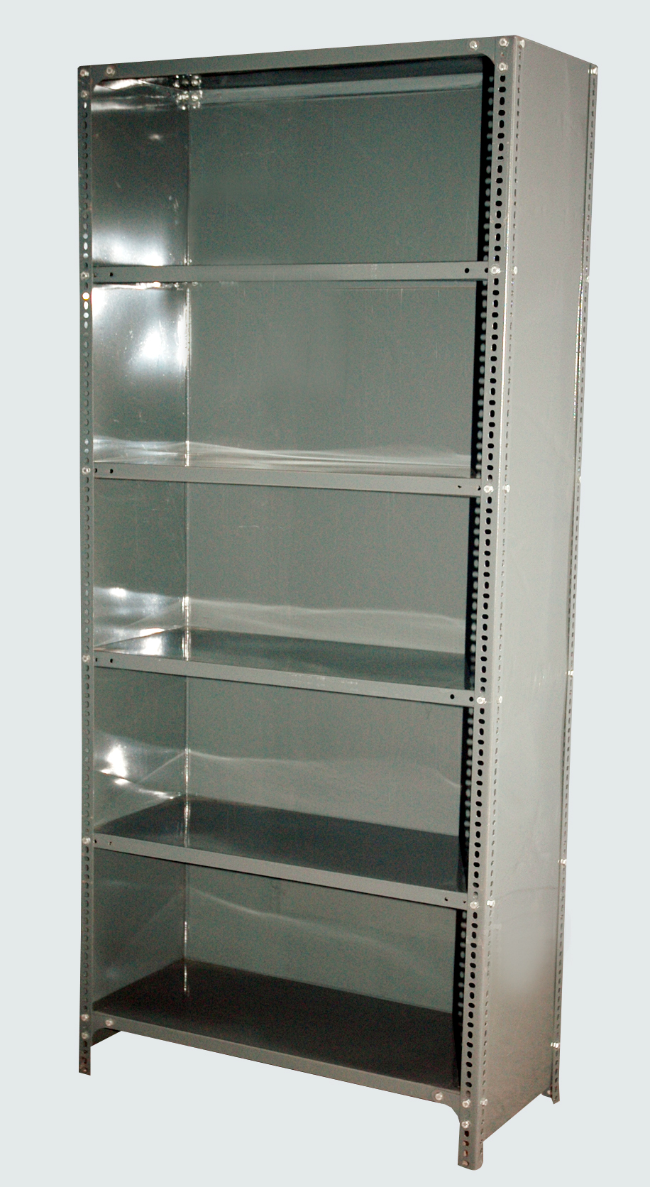 Slotted Angle Covered Rack